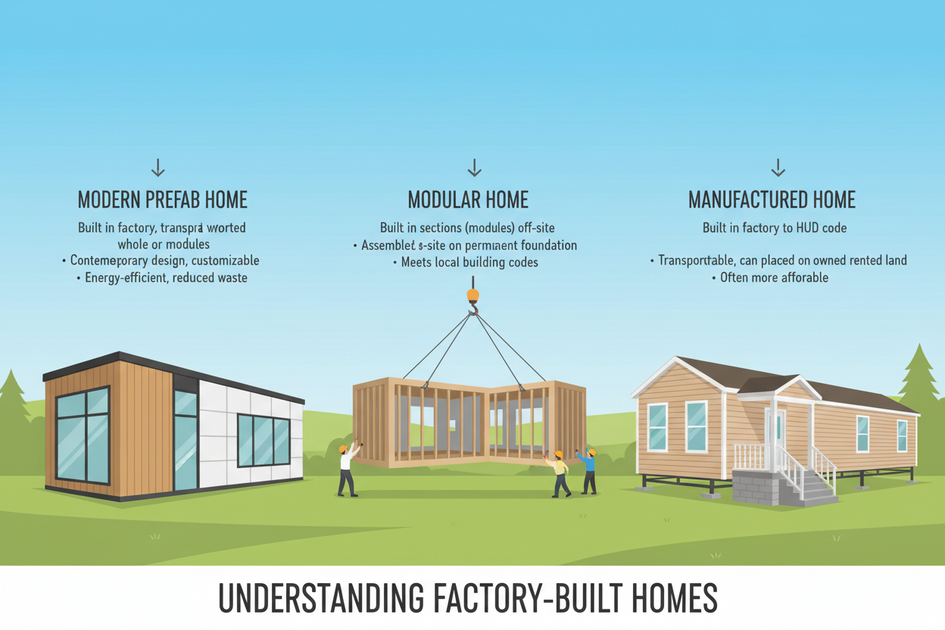 Prefab vs Modular vs Manufactured Homes: Key Differences Explained ...