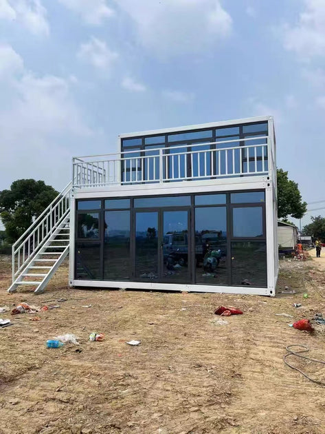 Modular Two-Level Container Home Kit – 6m x 3.3m (79.2sqm) DIY Package ...