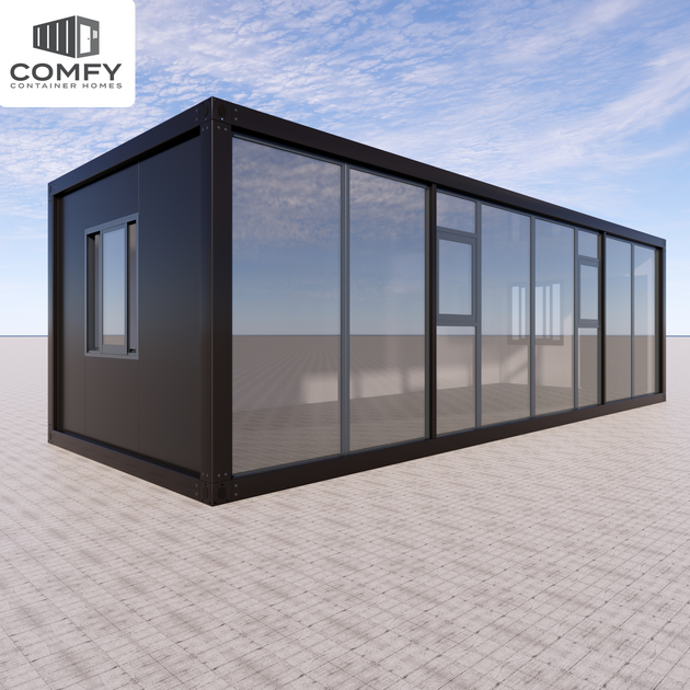Stylish Glass-Front Tiny House for Your Backyard or Rental Space. DIY ...