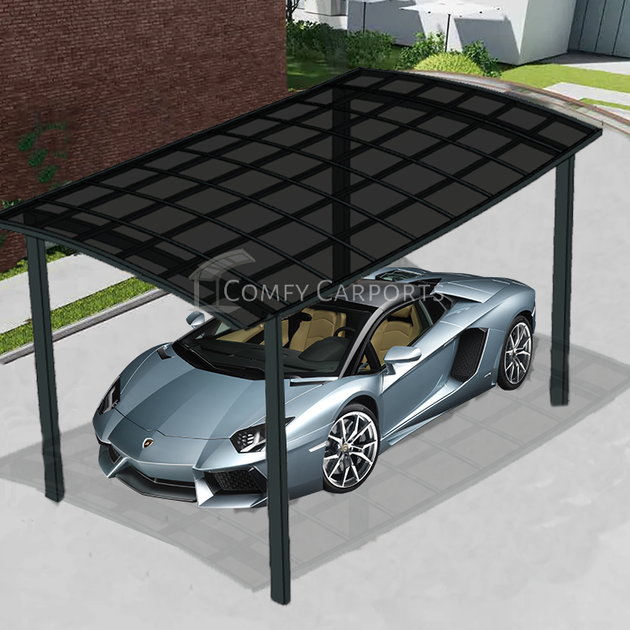 3m x 5m DIY Polycarbonate Cantilever Carport Kit – Comfycontainerhomes